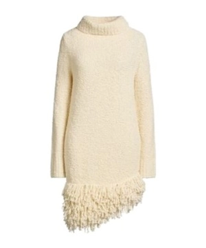 Isabel Marant Étoile Solid High Neck Long Sleeve Knit Dress - Nude