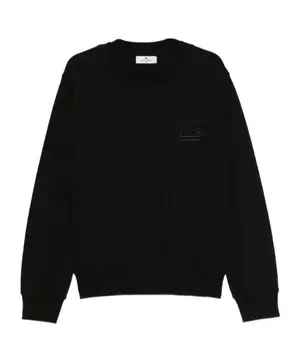 Etro Embroidered Crew Neck Sweatshirt - Black