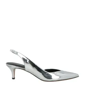 Isabel Marant Étoile Metallic Patent Leather Stiletto Heels - Gray