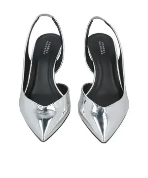 Isabel Marant Étoile Metallic Patent Leather Slingback Stiletto Heels