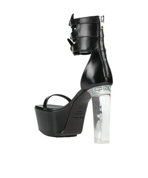 Rick Owens Simple Leather Sandals