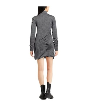 Sportmax Jersey Turtleneck Long Sleeve Dress
