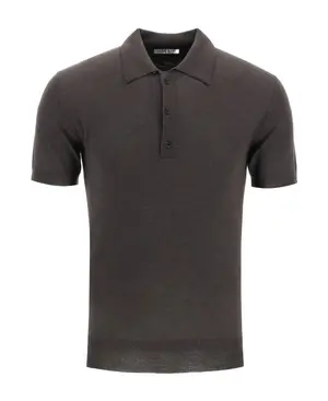 Valentino Garavani Button Detailed Short-sleeved Polo Shirt