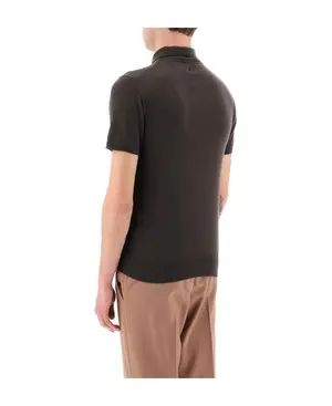 Valentino Garavani Button Detailed Short-sleeved Polo Shirt