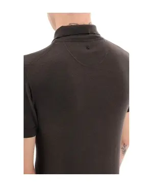 Valentino Garavani Button Detailed Short-sleeved Polo Shirt