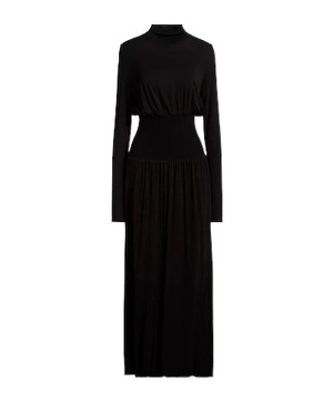 Sportmax Bodycon Long Sleeve Turtleneck Dress