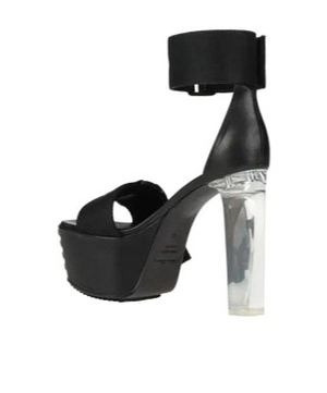Rick Owens Simple Genuine Leather Sandals - Black