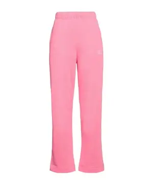 GANNI Solid Color Casual Trousers - Pink