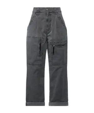 Isabel Marant Étoile Fashionable Solid Color Cargo Pants - Black