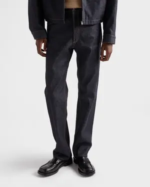 Prada Regular Raw Denim Jeans