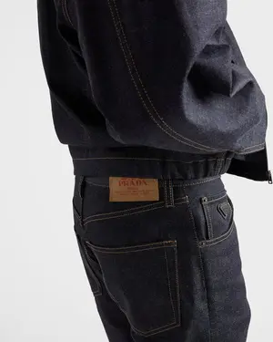 Prada Regular Raw Denim Jeans