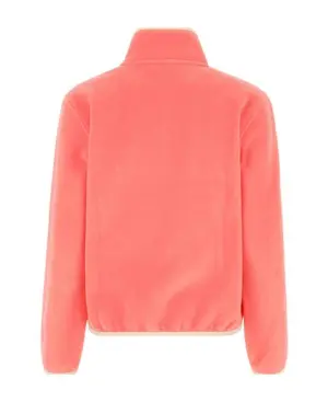 SPORTY  RICH Sporty & Rich Logo Embroidered Fleece Sweatshirt