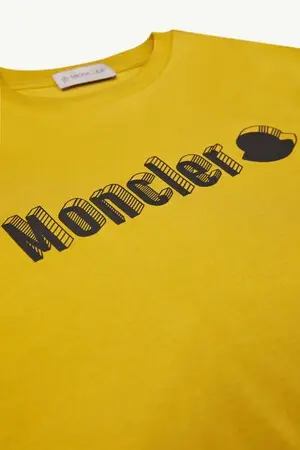 Moncler Printed Motif Cotton T-shirt