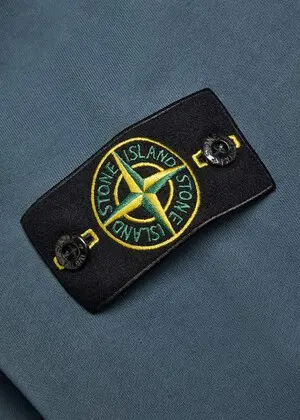 Stone Island Hooded Cotton Sweatshirt