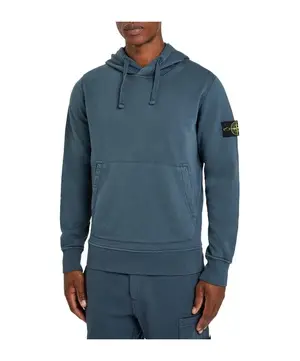 Stone Island Hooded Cotton Sweatshirt