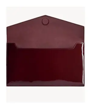 Saint Laurent Uptown Pouch In Patent Leather
