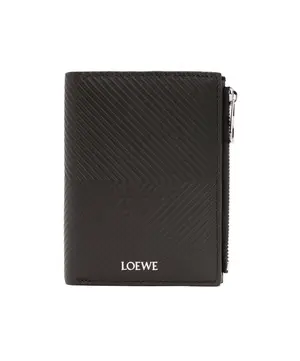 Loewe Snap Button-closure Slim Wallet - Dark Gray