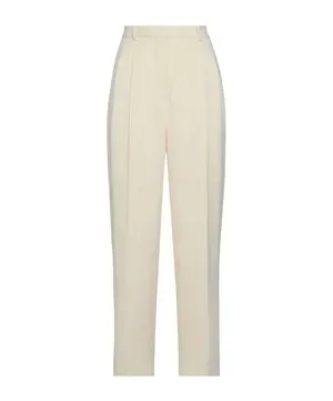 Tory Burch Solid Color Straight Leg Pants - Nude