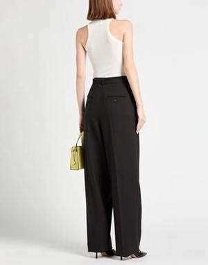 Sportmax Solid Color Cool-feeling Slim-fit Dress Pants