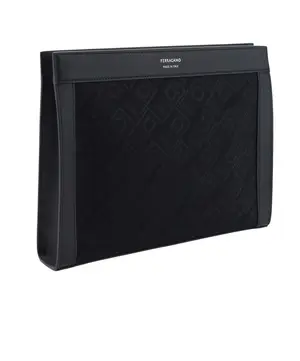 FERRAGAMO Jacquard Logo Pouch