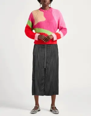 GANNI High-waist A-line Midi Skirt