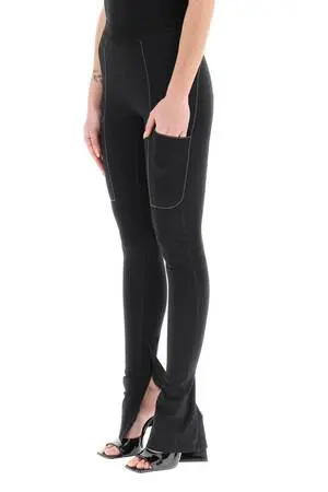 Coperni Paneled High-rise Leggings
