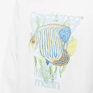 Casablanca Fond Marin Sweatshirt - White