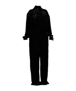 Rick Owens Solid-color Velvet Jumpsuit - Black