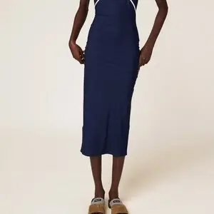 Miu Miu Spaghetti Strap Midi Dress