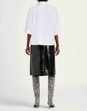 Sportmax Fashion Solid Color Three-quarter Sleeve Blouse