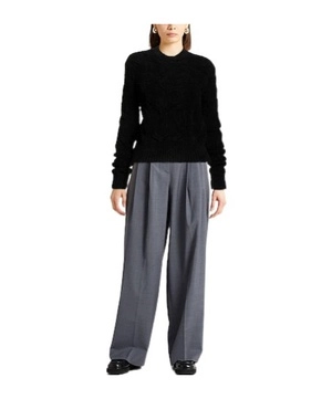 Sportmax Solid Long Sleeve Knit Top