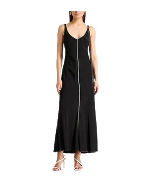 Sportmax Solid Sleeveless Dress