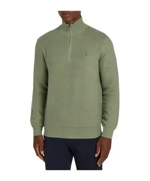 Polo Ralph Lauren Half-zip Waffle-knit Cotton Jumper