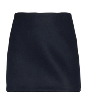 Sportmax Solid Color Minimalist A-line Skirt - Black