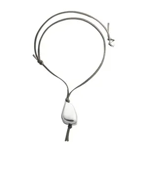 Bottega Veneta Prisma Necklace - Gray