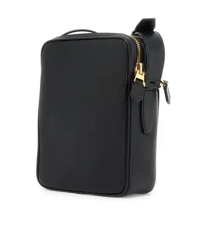 TOM FORD Logo Stamp Zipped Messenger Bag
