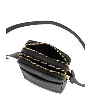 TOM FORD Logo Stamp Zipped Messenger Bag
