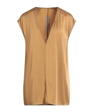 Rick Owens Solid Color Satin Short Sleeve - Nude