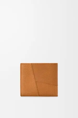 Loewe Puzzle Bifold Coin Wallet In Supple Grained Calfskin