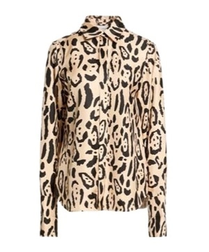 Sportmax Minimalist Fashion Leopard Print Shirt