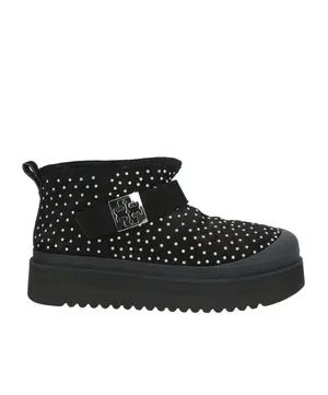Tory Burch Suede Platform Ankle Boots - Black