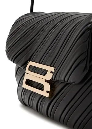 Victoria Beckham Dorian Textured Leather Shoulder Bag