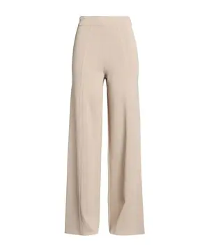 Max Mara Solid Color Wide-leg Pants - Nude