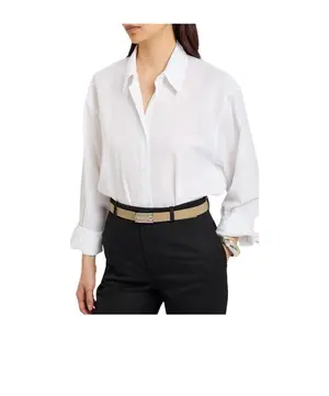 Victoria Beckham Dorian Leather Belt - Nude