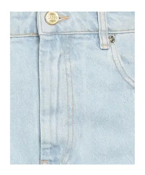 GANNI Light-colored Denim Midi Skirt