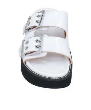 GANNI Simple One-strap Leather Sandals