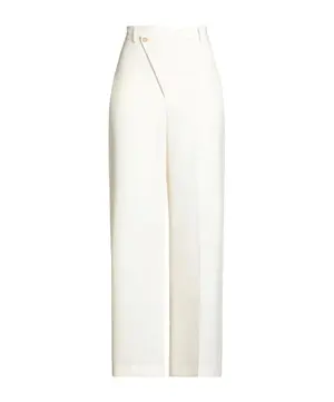 MAISON MARGIELA Solid Color Loose Dress Pants - White