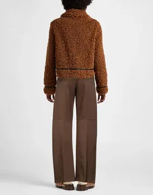 MAISON MARGIELA Solid Color Straight Suit Pants