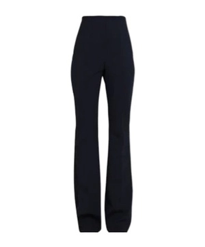 Sportmax High Waist Solid Flare Suit Pants - Black