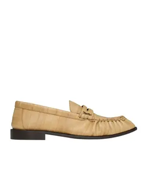 Saint Laurent Le Loafer Supple In Eel - Softly Beige